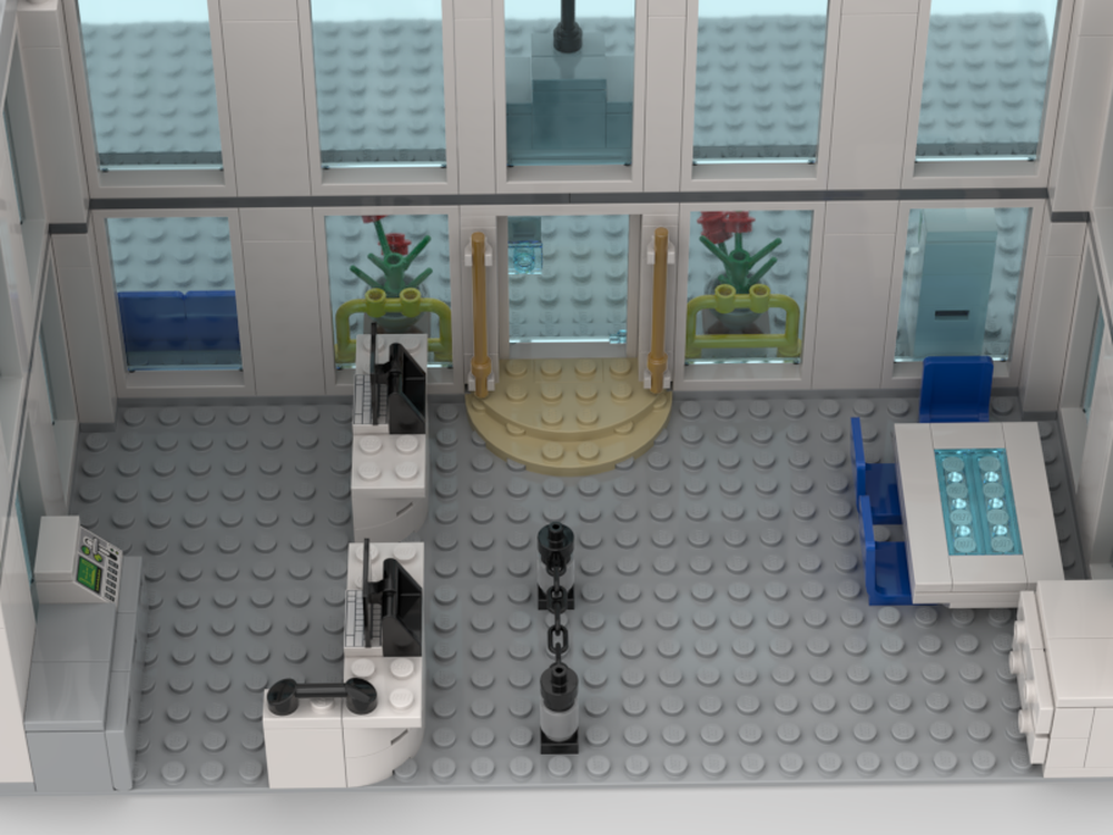 LEGO MOC City Bank by YourDailyBrick | Rebrickable - Build with LEGO
