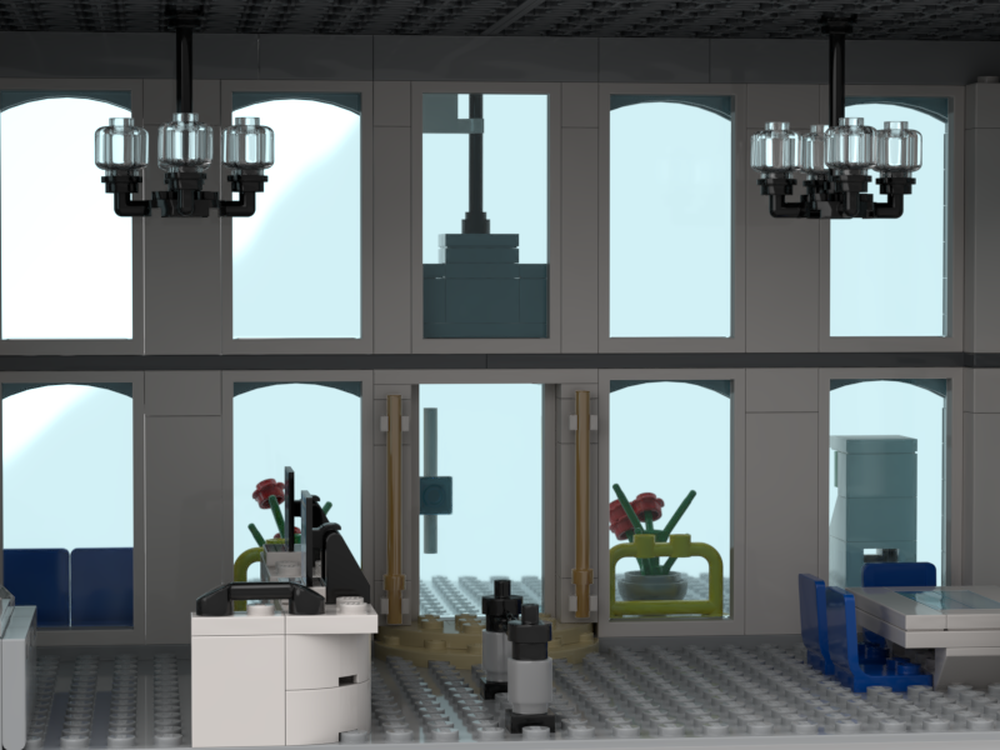 Lego Moc City Bank By Yourdailybrick Rebrickable Build With Lego