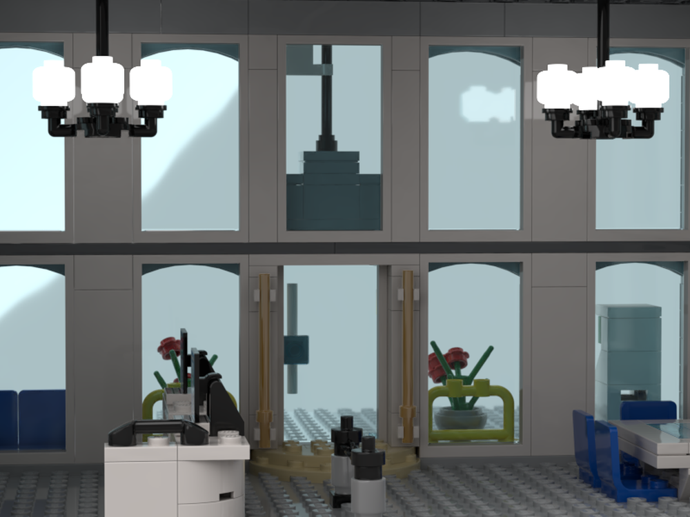 Lego Moc City Bank By Yourdailybrick Rebrickable Build With Lego