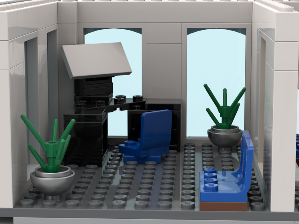 LEGO MOC City Bank by YourDailyBrick | Rebrickable - Build with LEGO
