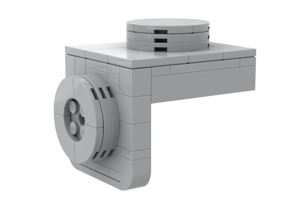 LEGO MOC Upscaled 1x1 Downwards Facing Bracket by OrchardBuilds ...