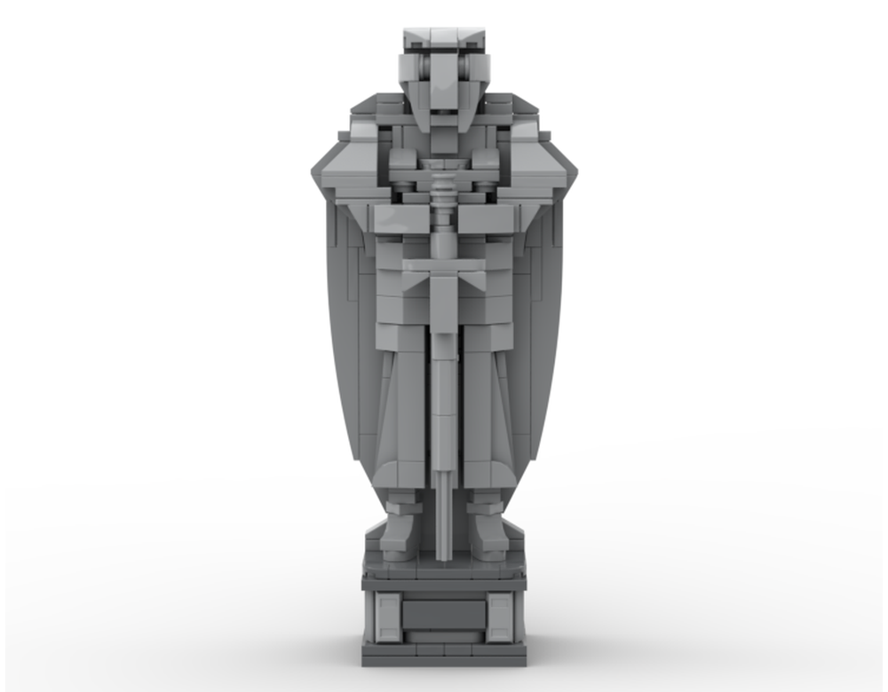 LEGO MOC Knight Stone Statue by Mr.Snicker | Rebrickable - Build with LEGO