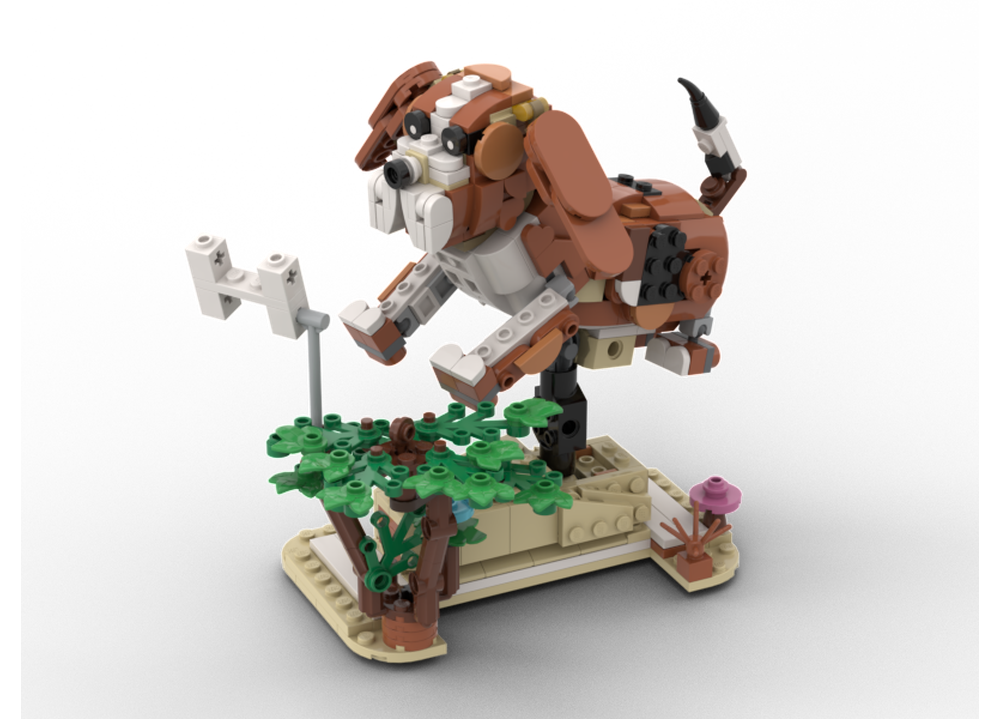 LEGO MOC 31150 Basset Hound by zengogobrick | Rebrickable - Build with LEGO
