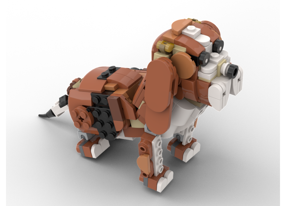 LEGO MOC 31150 Basset Hound by zengogobrick | Rebrickable - Build with LEGO