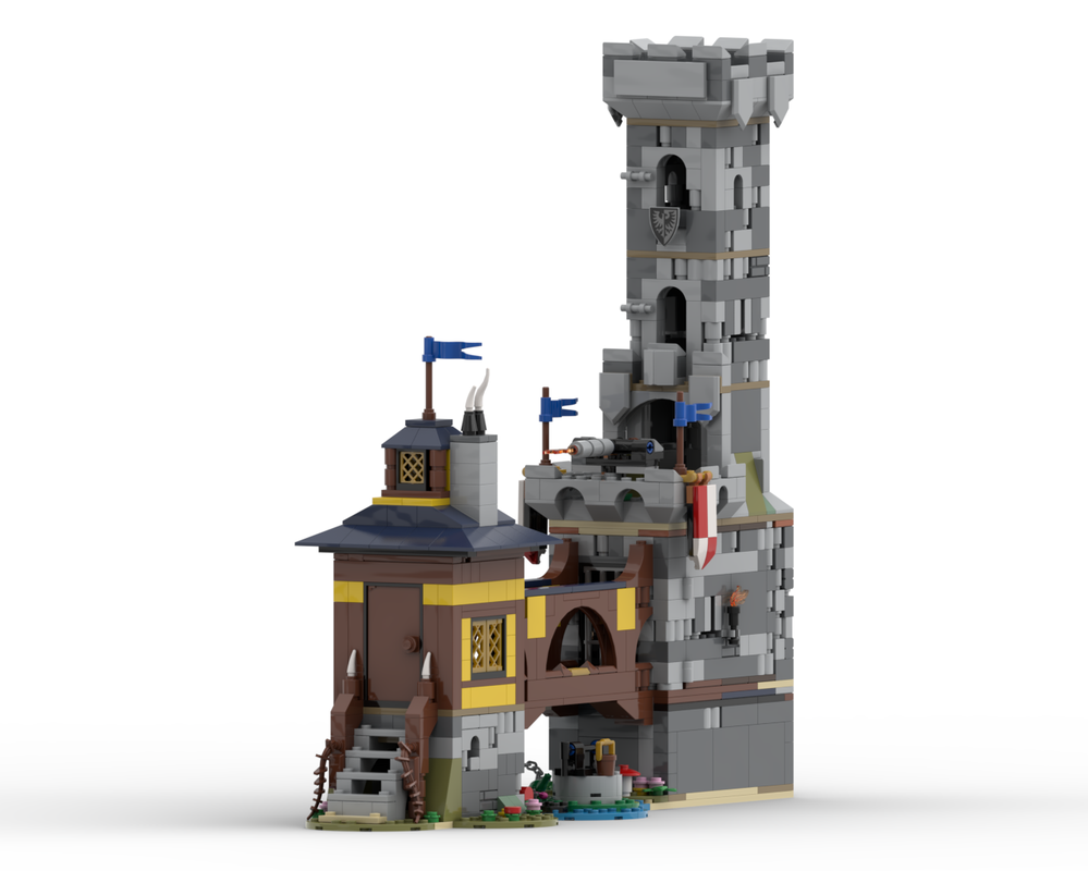 LEGO MOC Lakeside Watchtower by mjBricks | Rebrickable - Build with LEGO