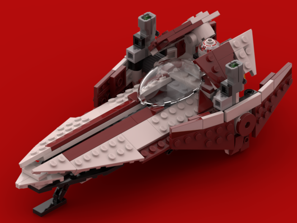 LEGO MOC Obi Wans V-wing by 3liasBlue | Rebrickable - Build with LEGO