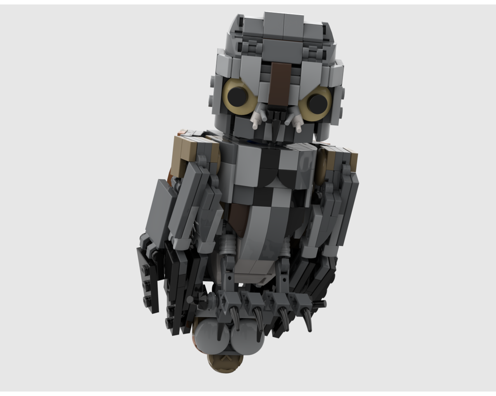 LEGO MOC Eurasian Scops Owl by Studsmith | Rebrickable - Build with LEGO