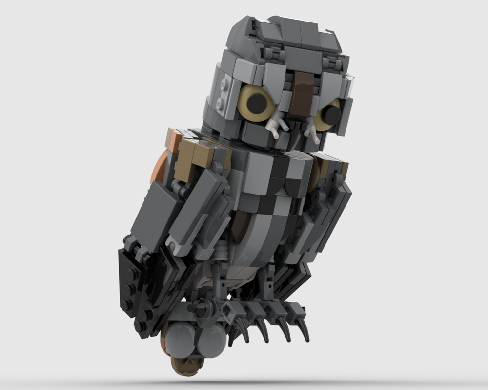 LEGO MOC Eurasian Scops Owl by Studsmith | Rebrickable - Build with LEGO