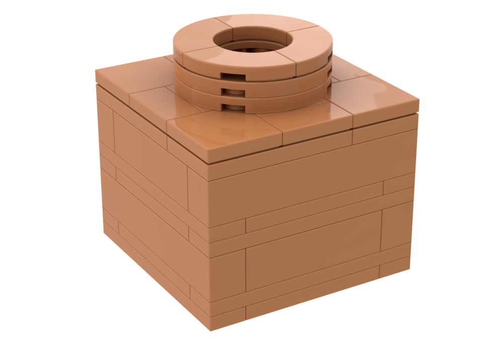 LEGO MOC Upscaled 1x1x2/3 Brick/Plate by OrchardBuilds | Rebrickable ...