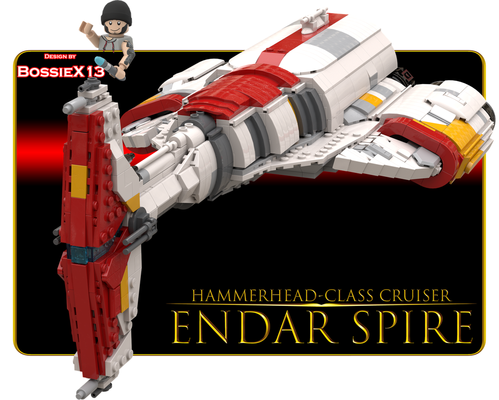 LEGO MOC Endar Spire (Hammerhead-class cruiser) midi by BossieX13 ...