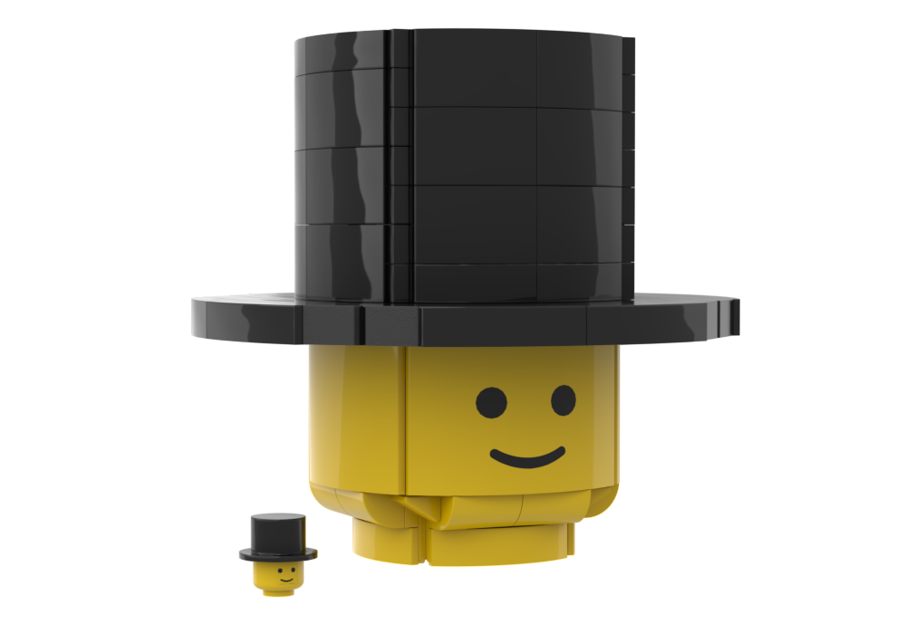 LEGO MOC Upscaled Top Hat by OrchardBuilds | Rebrickable - Build with LEGO