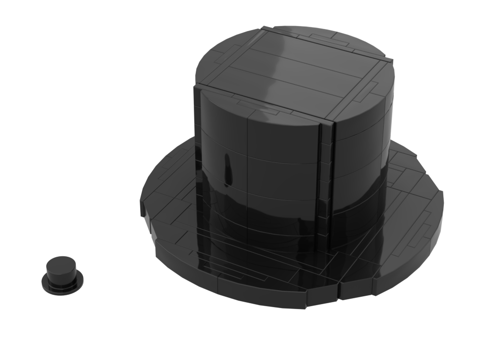LEGO MOC Upscaled Top Hat by OrchardBuilds | Rebrickable - Build with LEGO