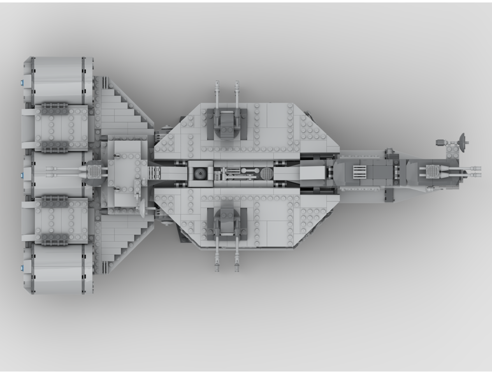 Lego Moc Imperial C70 Frigate By Coloneill Rebrickable Build With Lego