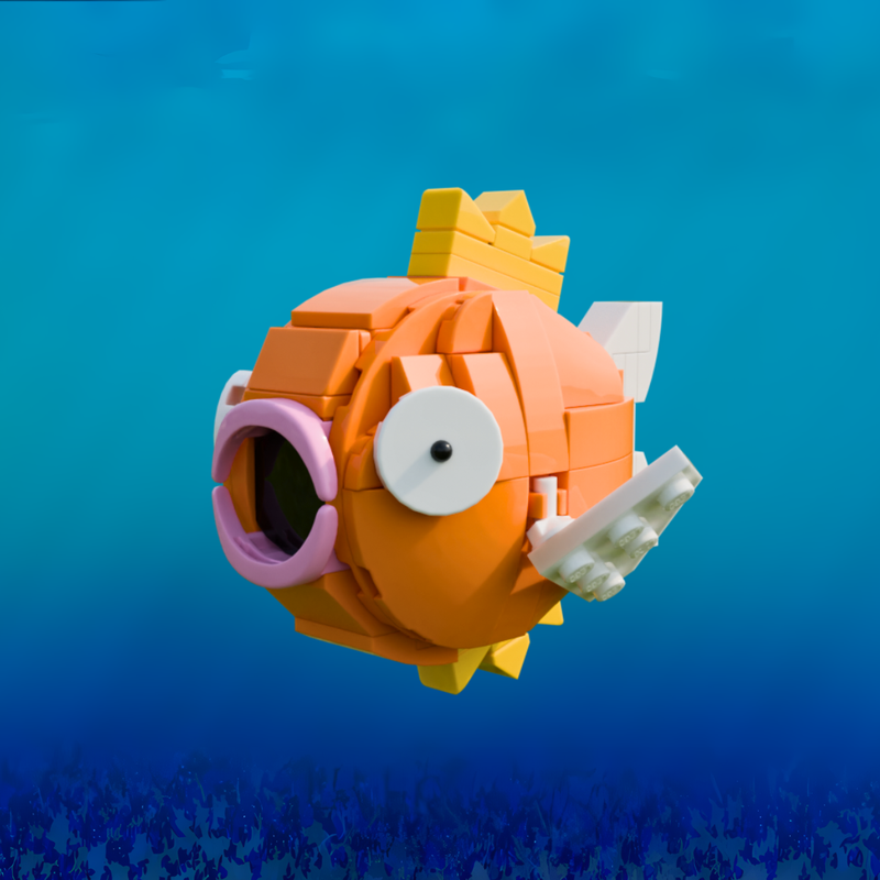 LEGO MOC Magikarp by KraftyKoopa | Rebrickable - Build with LEGO