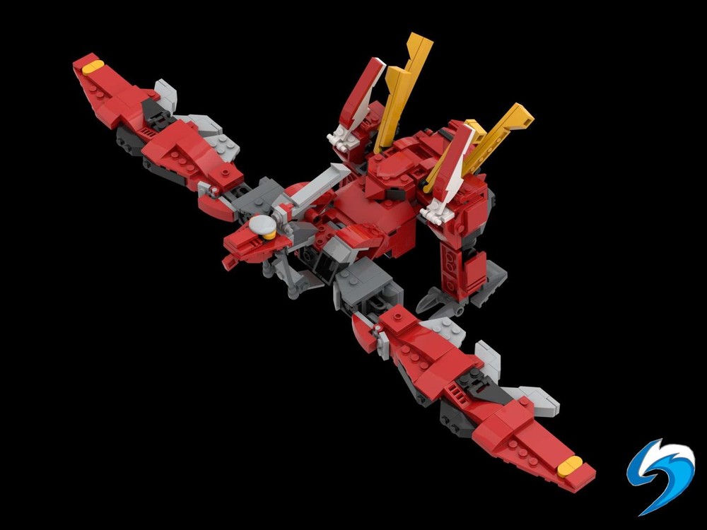 LEGO MOC Tobikage Phoenix Thunderhawk by plug_pak | Rebrickable - Build ...