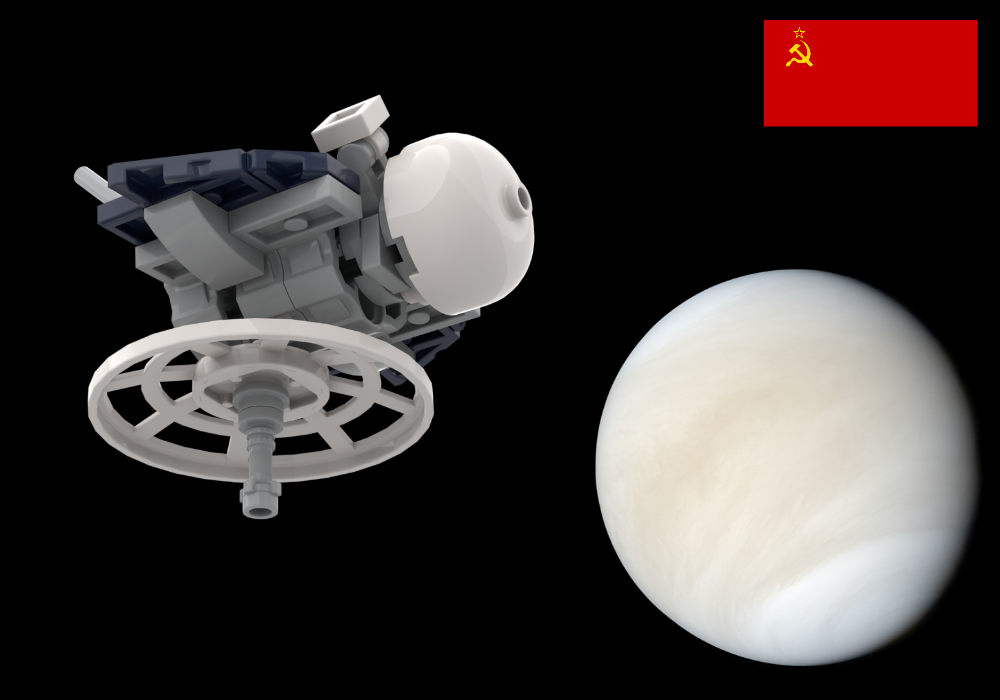 LEGO MOC-197519 Venera 1 Spacecraft by OrchardBuilds | Rebrickable ...