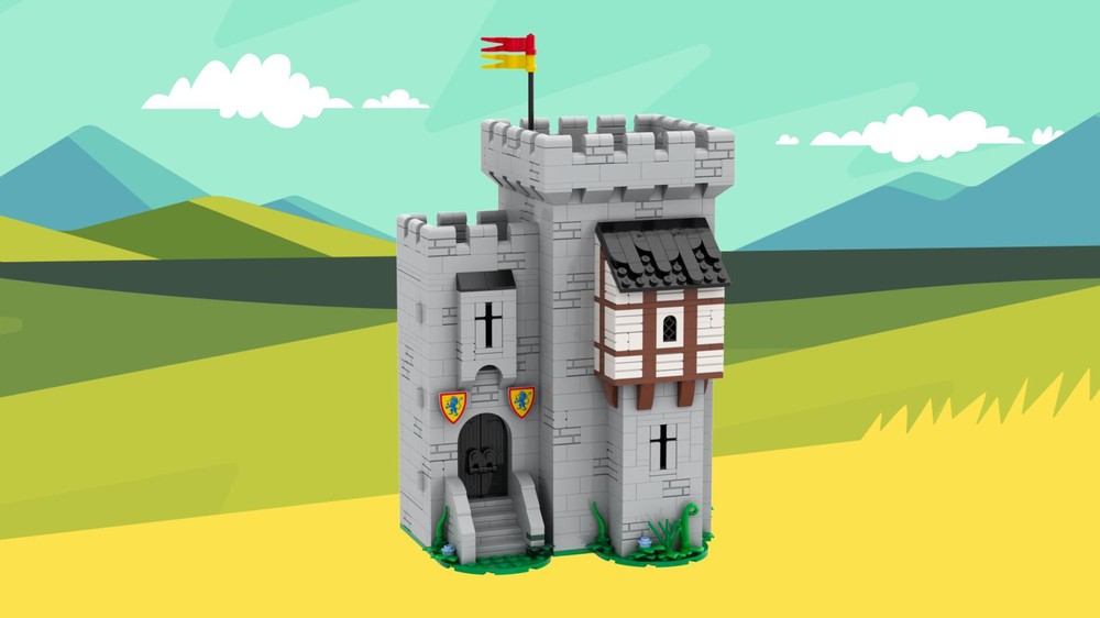 LEGO MOC The Lion Knights' outpost / Mini castle by felix.rebricks ...