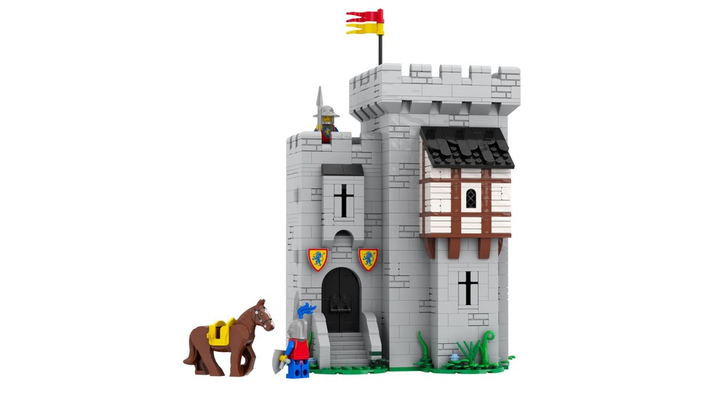 LEGO MOC The Lion Knights' outpost / Mini castle by felix.rebricks ...