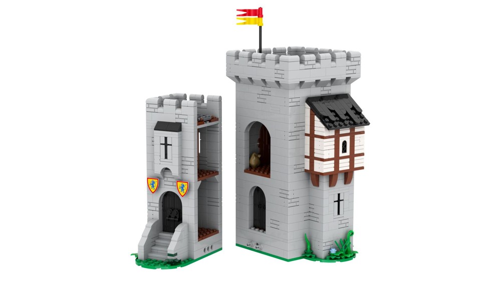 LEGO MOC The Lion Knights' outpost / Mini castle by felix.rebricks ...