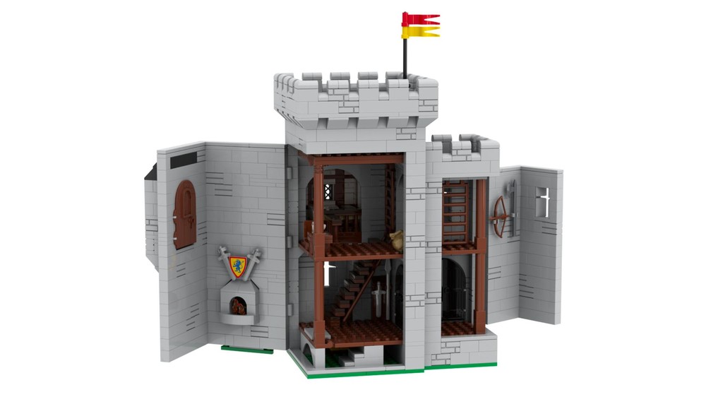 LEGO MOC The Lion Knights' outpost / Mini castle by felix.rebricks ...