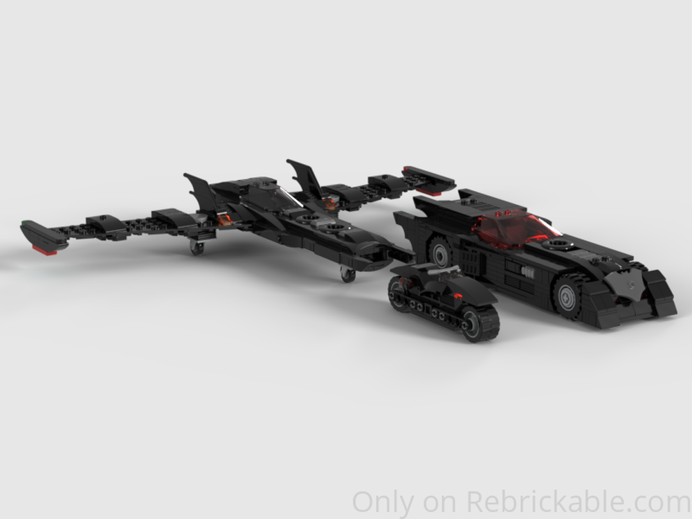 LEGO MOC DC Rebirth: Batmobile, Bat-Plane & Batcycle Bundle by ...