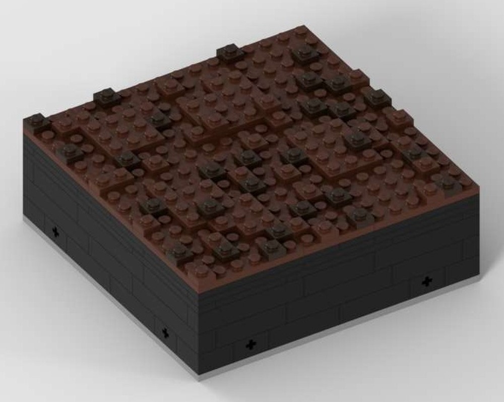 LEGO MOC Modular Terrain - Dirt by mikey2110 | Rebrickable - Build with ...