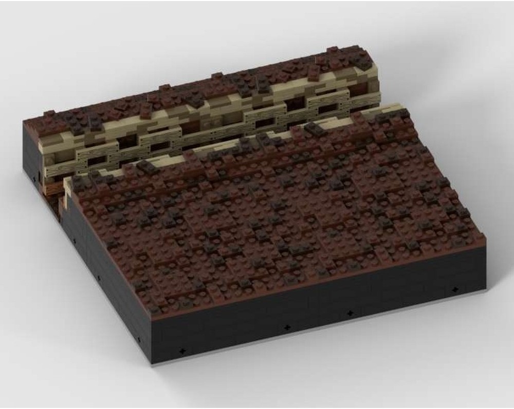 LEGO MOC Modular Terrain - Dirt by mikey2110 | Rebrickable - Build with ...
