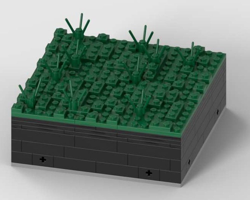 LEGO MOC Modular Terrain - Grass by mikey2110 | Rebrickable - Build ...