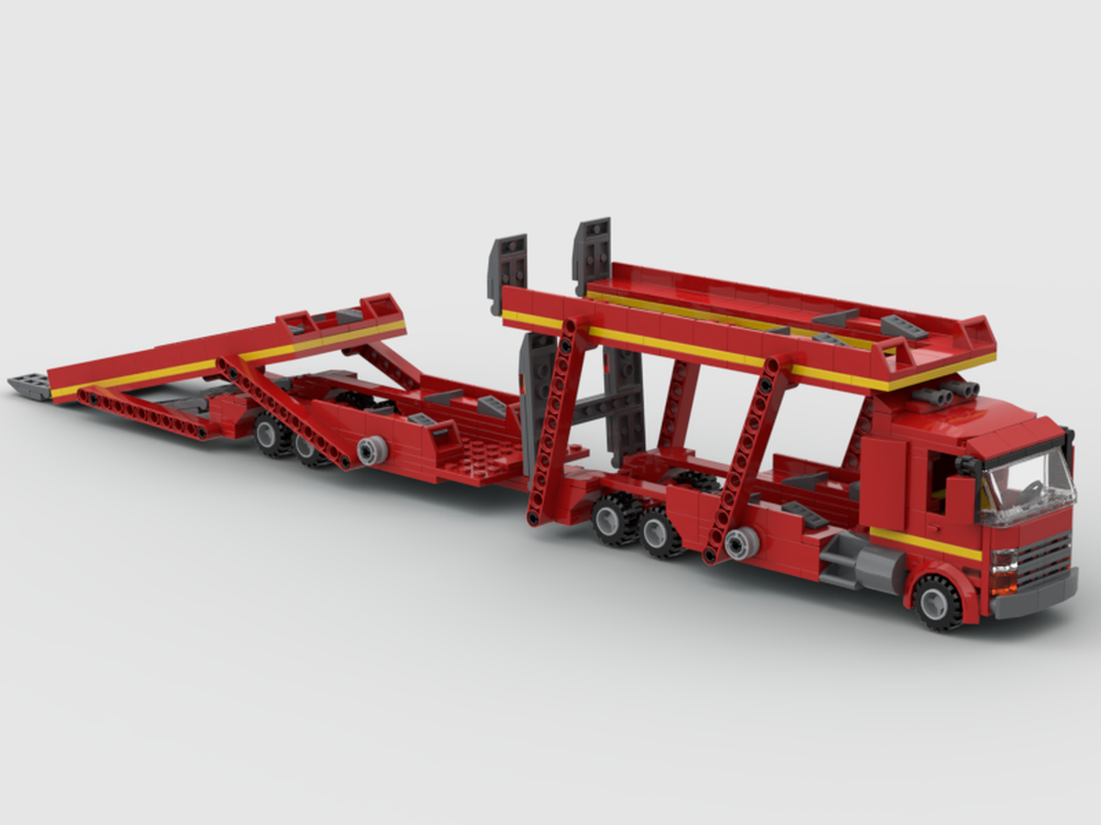 LEGO MOC Car transporter with trailer by john.dumbar | Rebrickable ...