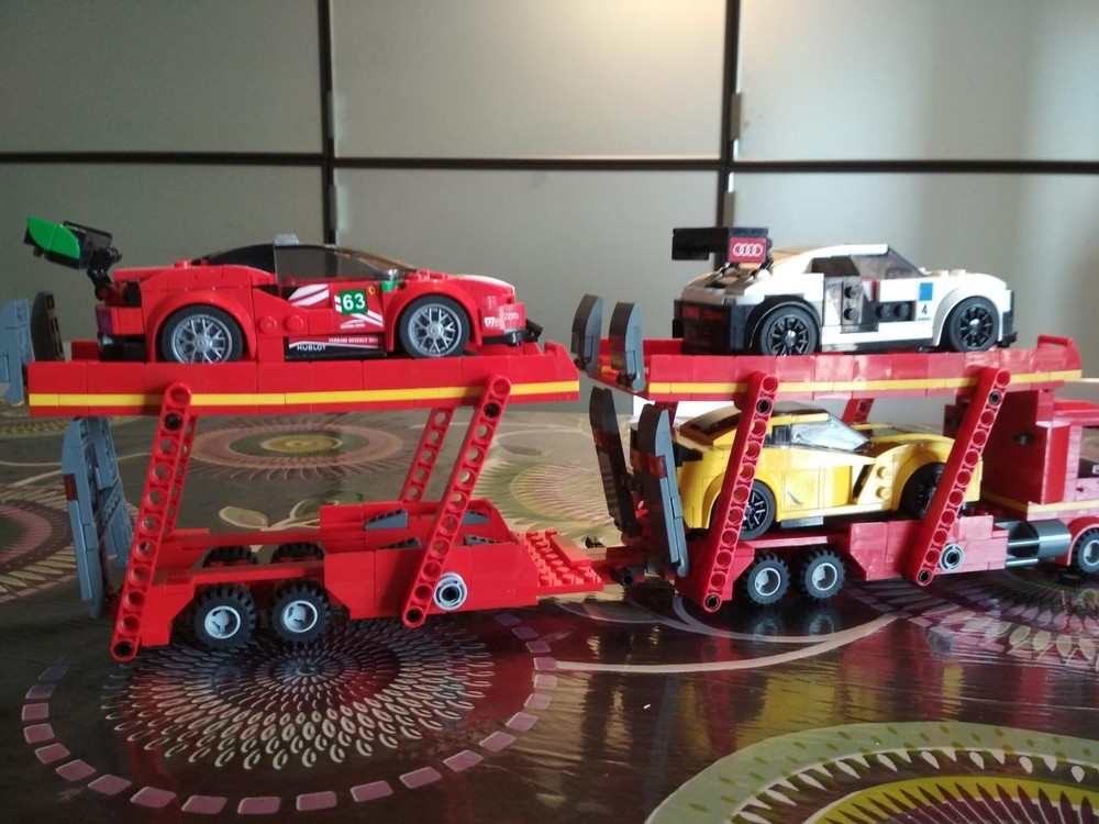 LEGO MOC Car transporter with trailer by john.dumbar | Rebrickable ...
