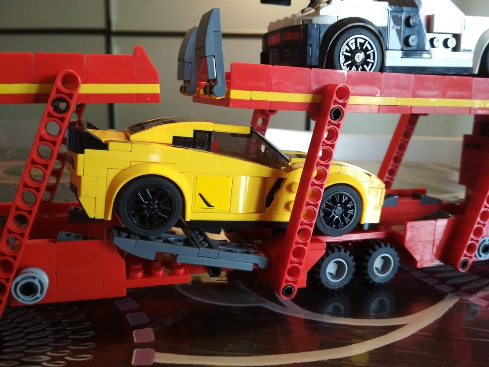 LEGO MOC Car transporter with trailer by john.dumbar | Rebrickable ...