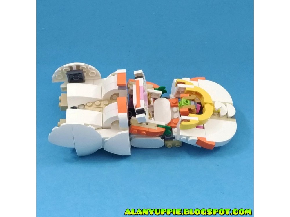 Lego Moc Transformer Hovercar Using Lego Creator 31133 White Rabbit By