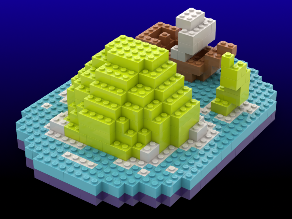 LEGO MOC-197543 Sea Monster Emerges by DoesTheBrick | Rebrickable ...