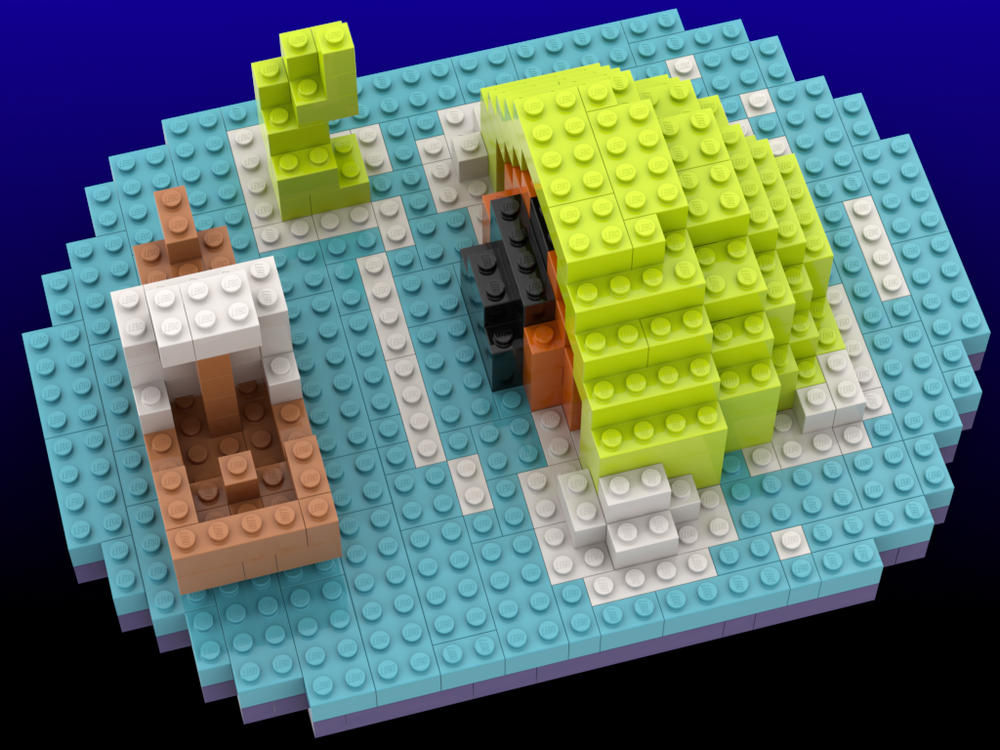 LEGO MOC-197543 Sea Monster Emerges by DoesTheBrick | Rebrickable ...