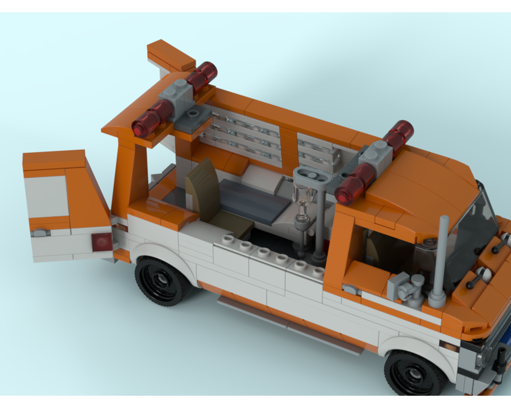 LEGO MOC Cannonball Run - Medic by Double_U_Bricks | Rebrickable ...