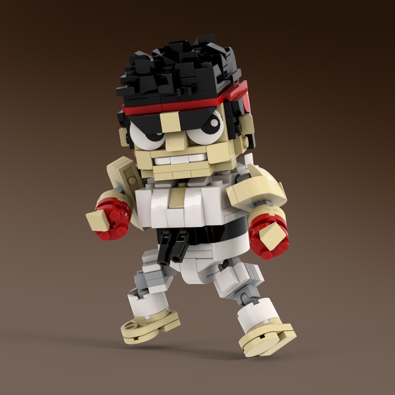 LEGO MOC SF2-RYU by choi_dambaek | Rebrickable - Build with LEGO