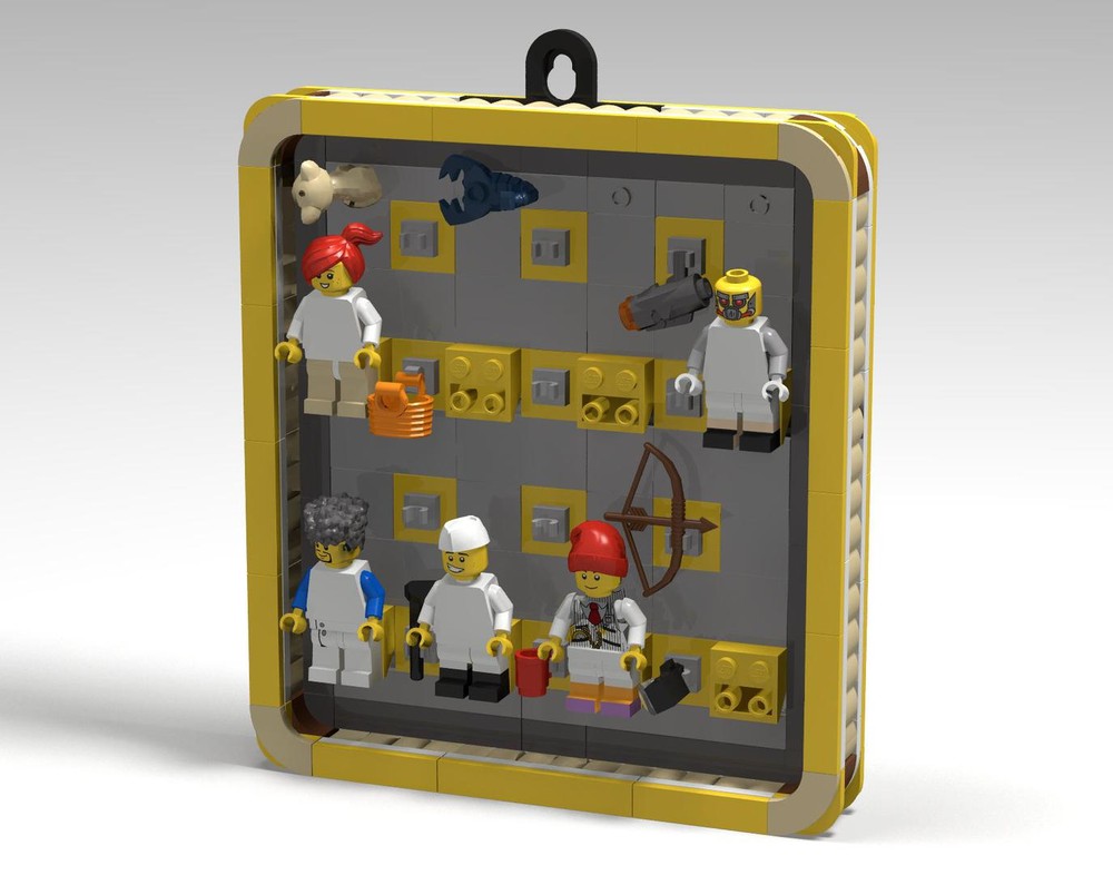 Lego Moc Minifigure Frame Small Frame By Build Brick Rebrickable