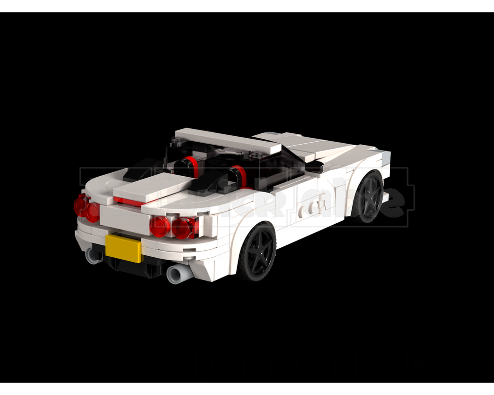 LEGO MOC Honda S2000 by Pixelated Brick | Rebrickable - Build with LEGO