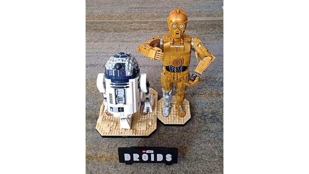 LEGO MOC-197568 Droids Plaque by mmskywalker | Rebrickable - Build with ...