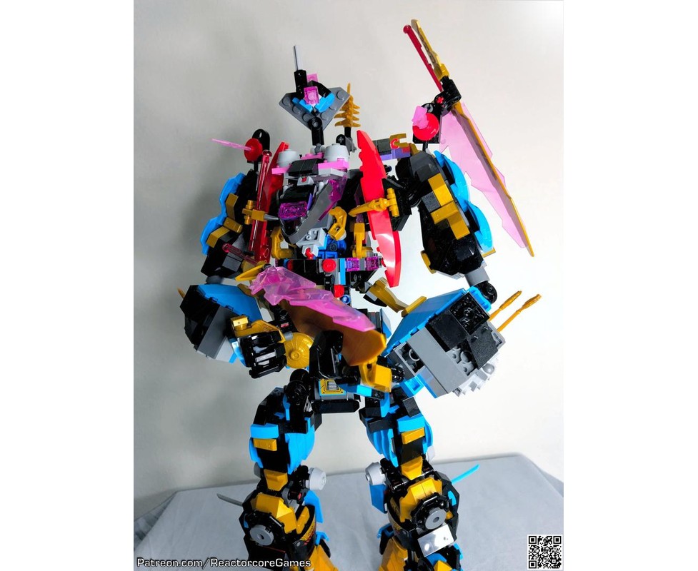 LEGO MOC 71775 Machine God Tangan Hyperion Mecha by Reactorcore ...