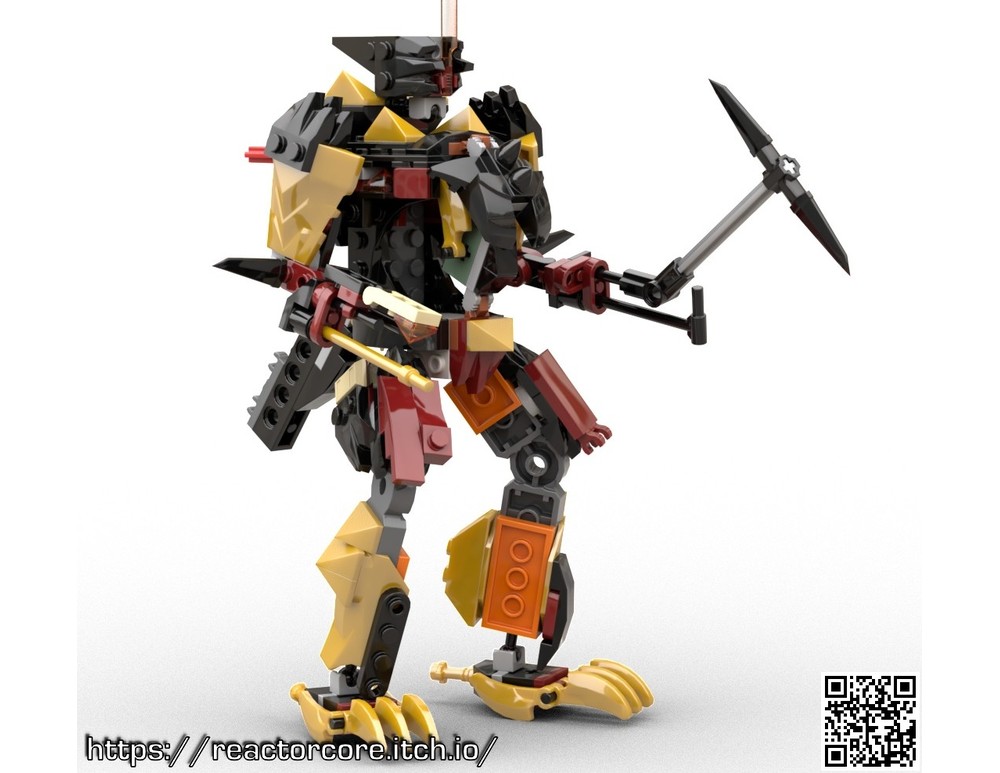 Lego Moc 71790 Highwalker Mech Mining Worker Variant By Reactorcore