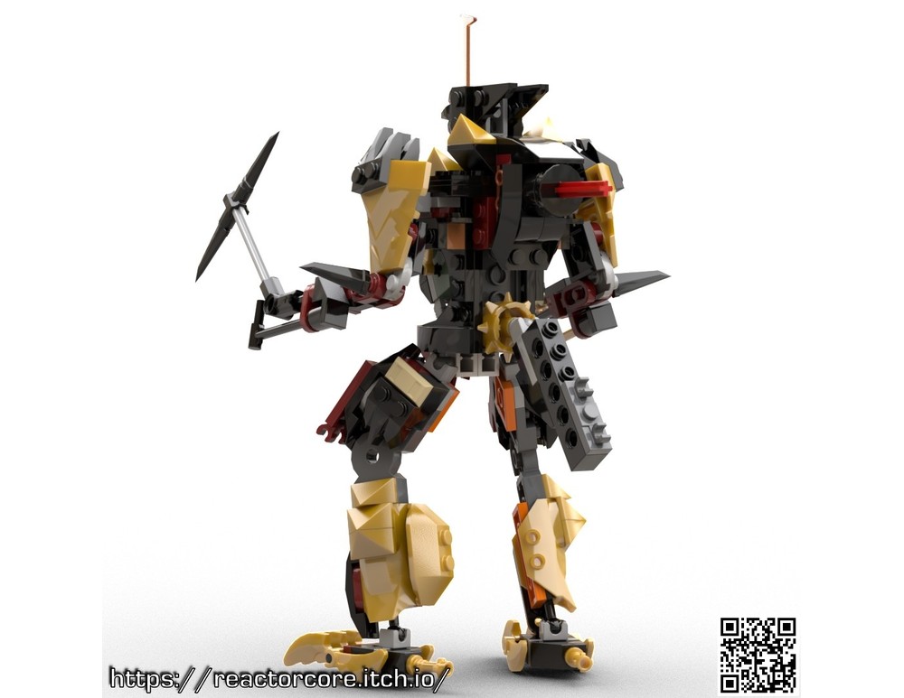Lego Moc 71790 Highwalker Mech Mining Worker Variant By Reactorcore