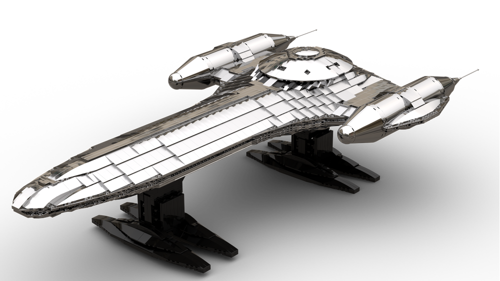 Lego Moc Uccs Royal Nubian Starship By Wildbull2 Rebrickable Build