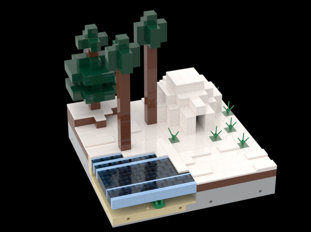 LEGO MOC Minifigure-Scale Igloo by ConsiderANapkin | Rebrickable ...