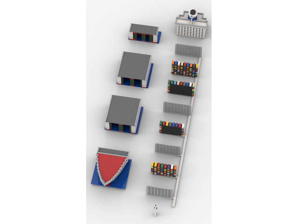 Lego Moc Container Ship V2 Partially Modular By Bernd Das Brot Rebrickable Build With Lego