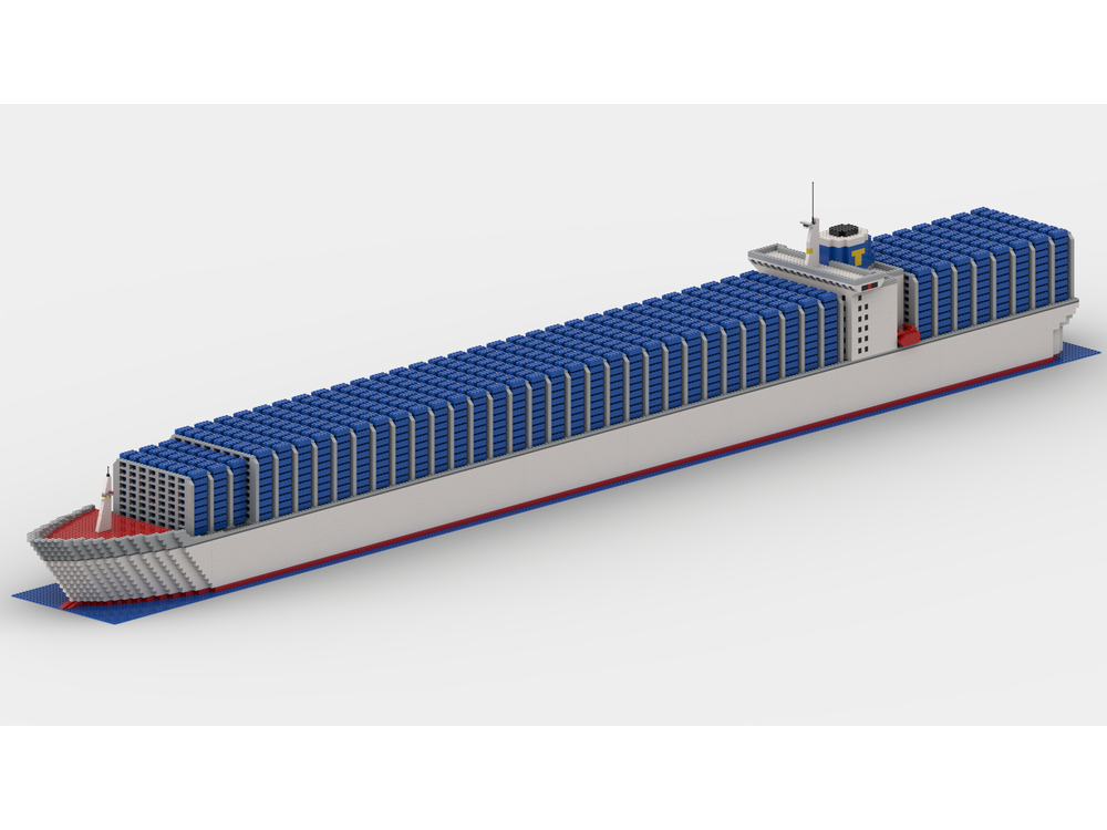 Lego Moc Container Ship V2 Partially Modular By Bernd Das Brot Rebrickable Build With Lego