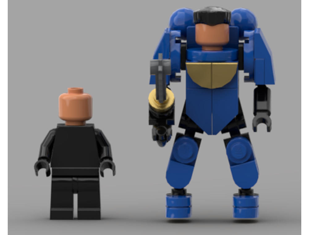 Lego Moc Tactical Squad Ultramarines By Thelegowolfpack Rebrickable