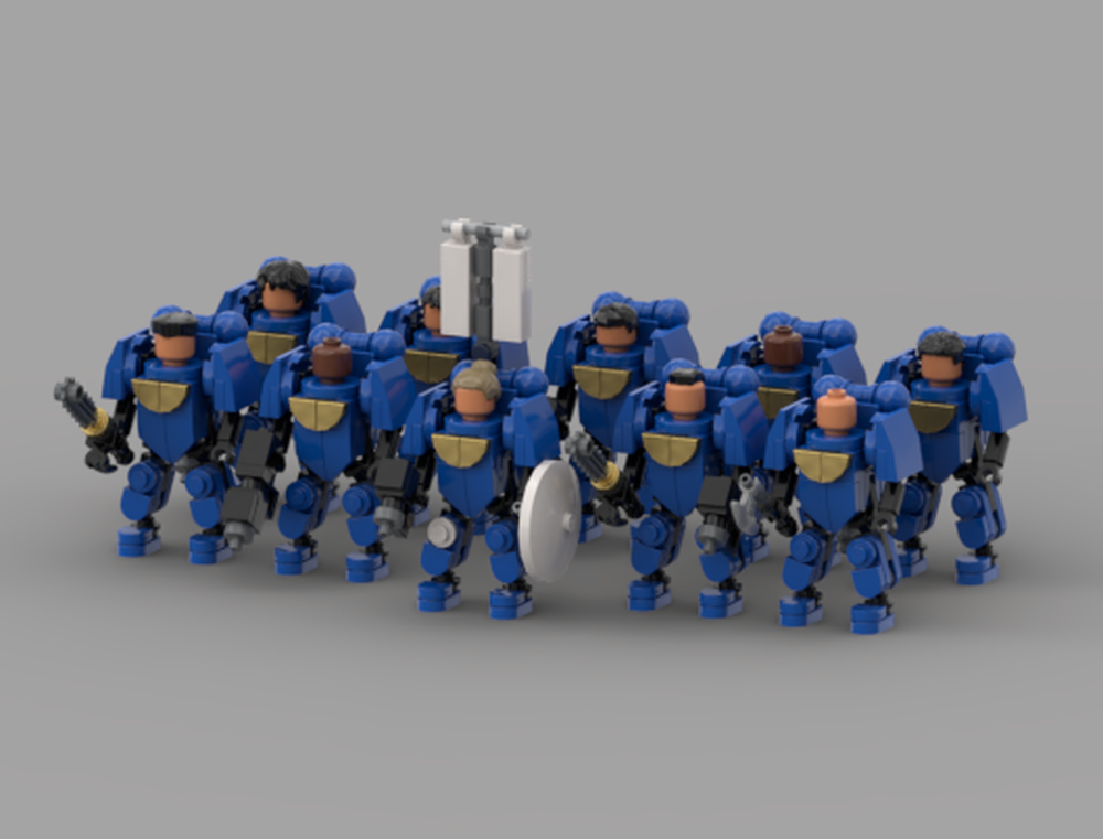 LEGO MOC-197592 Tactical Squad ULTRAMARINES by thelegowolfpack ...