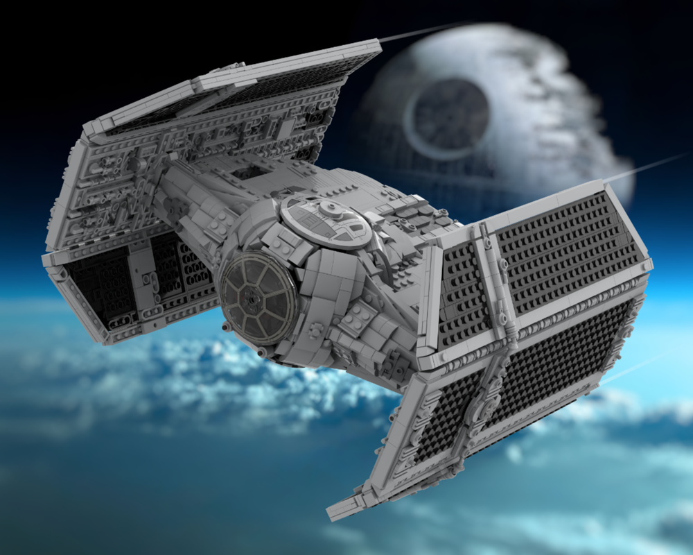 LEGO MOC Vader's TIE Advanced x1 by Ant0noo | Rebrickable - Build with LEGO