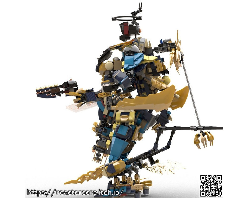 LEGO MOC 71796 Imperial Black Halo Lightning Trophy Mecha by ...